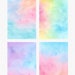 Pastel Watercolor Digital Paper, Free Commercial Use, Digital Scrapbook ...