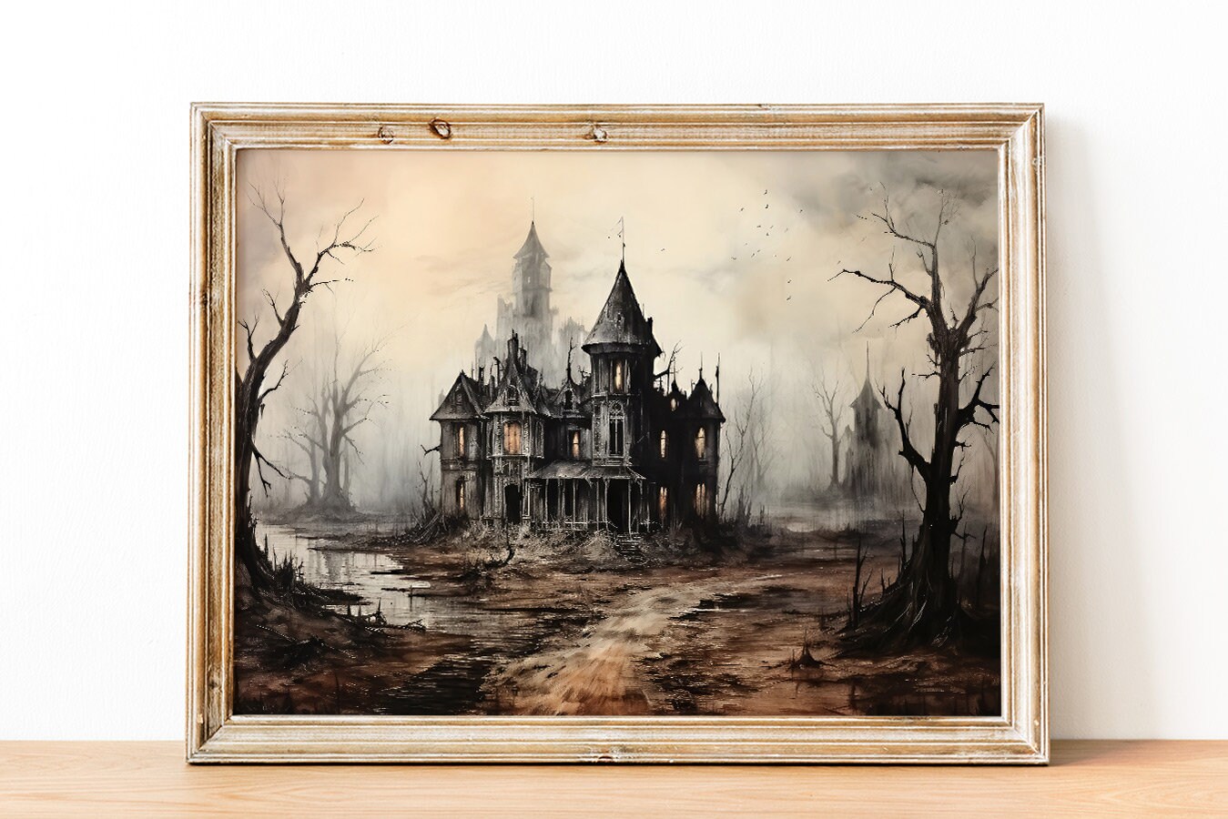Haunted House Painting