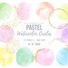 Pastel Watercolor Digital Paper, Free Commercial Use, Digital Scrapbook ...