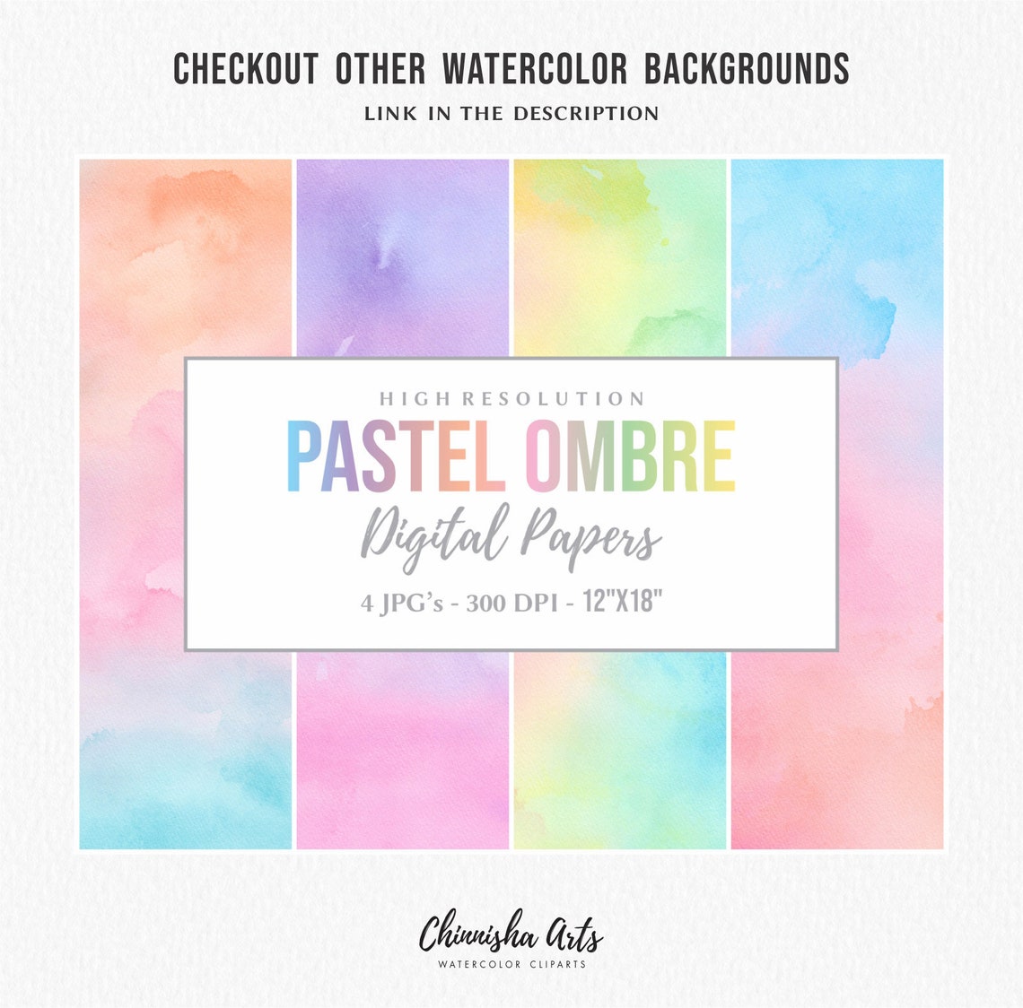 Pastel Watercolor Circle Clipart Watercolor Circles for Logo - Etsy