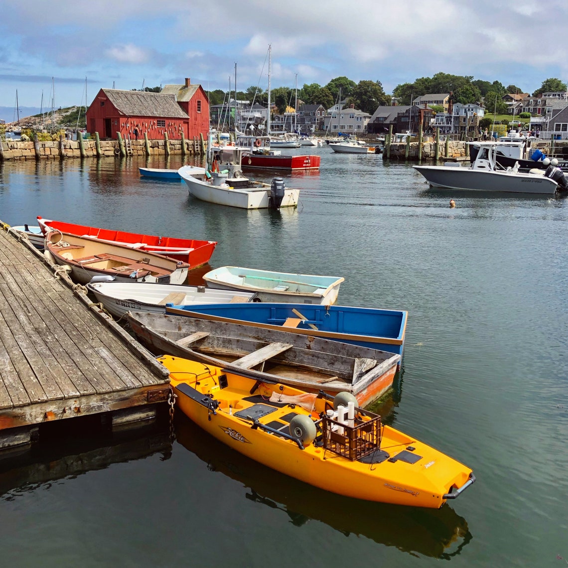Motif Number 1 Rockport Massachusetts Square Photo Print - Etsy
