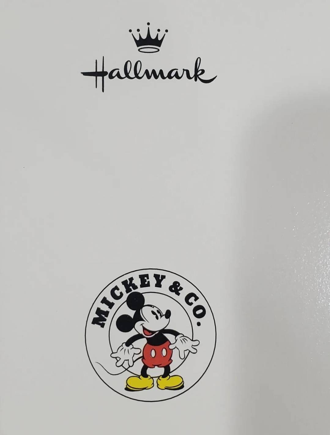 Christmas Card, Disney, Mickey Mouse, Hallmark, Santa Clause, Mickey ...