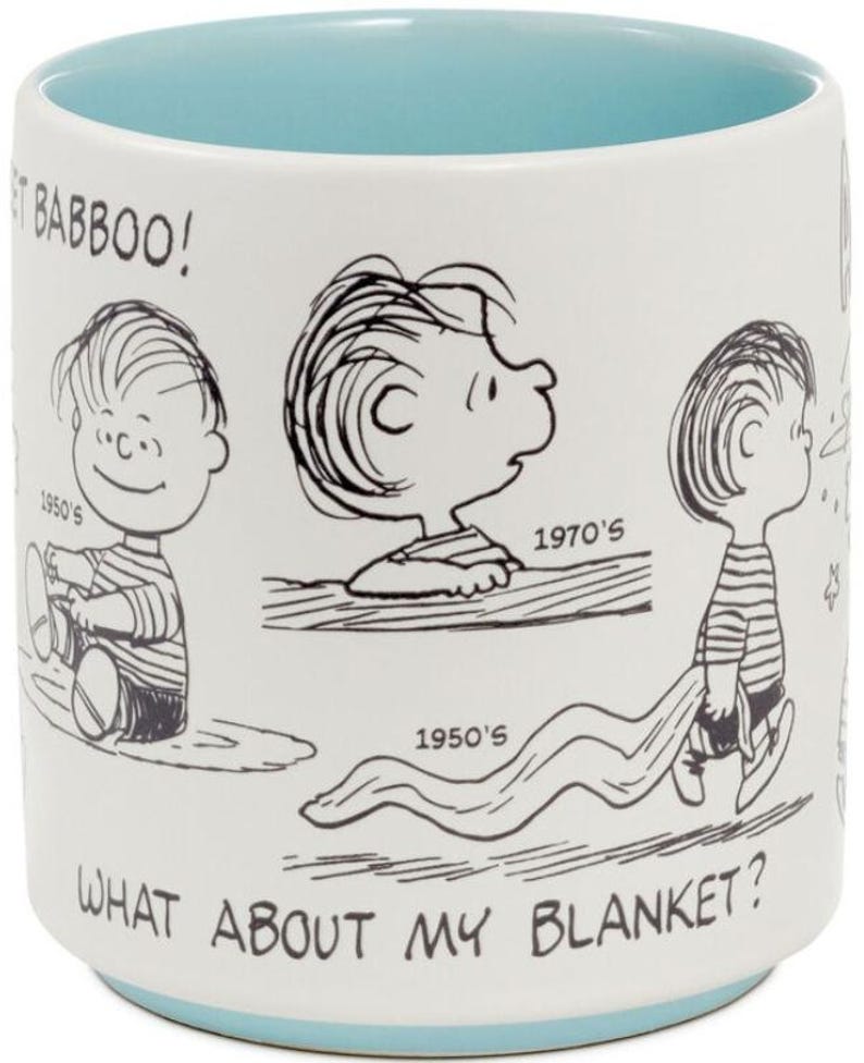 Peanuts 75th Anniversary Linus Through the Decades Mug - Etsy