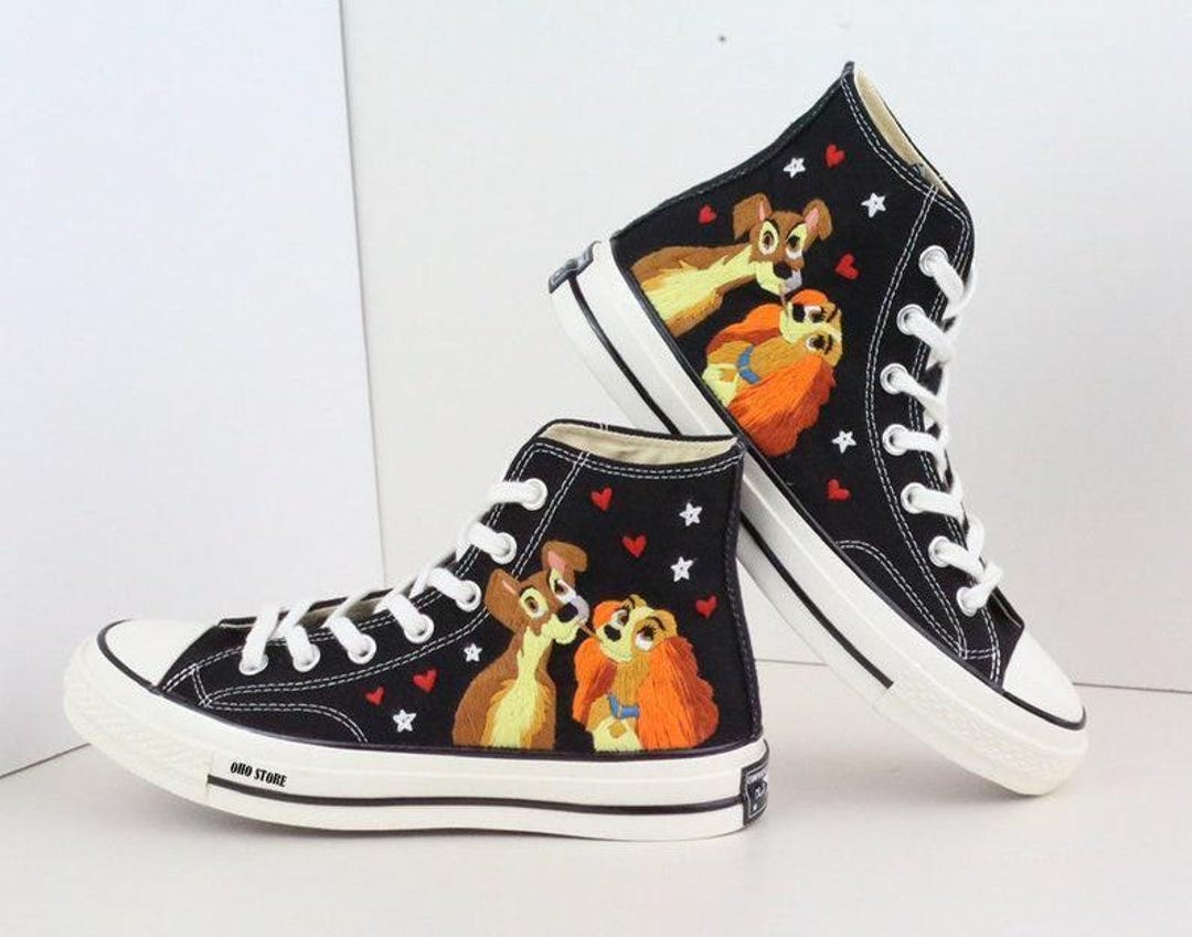 Custom Converse Dog Embroidery/ Pet Embroidery Shoes/ Converse ...