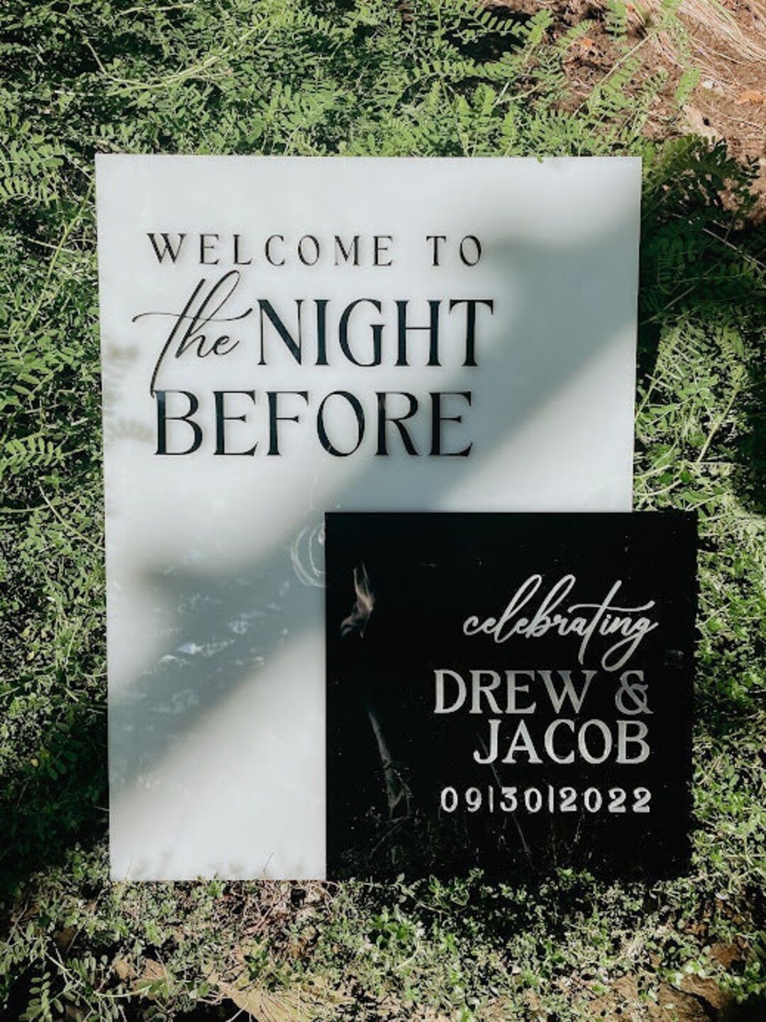 Custom Acrylic Sign Rehearsal Dinner Sign Wedding Baby - Etsy