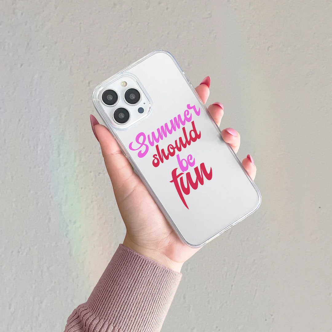 Summer House Inspired Clear Phone Case: 'summer Should Be Fun' Retro ...