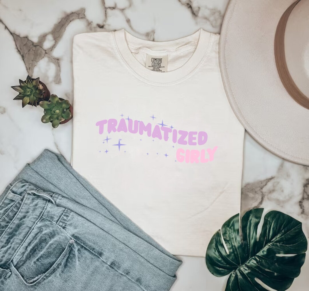 Trauma Awareness Clothing, Girly Mental Health Tee, Mental Health ...