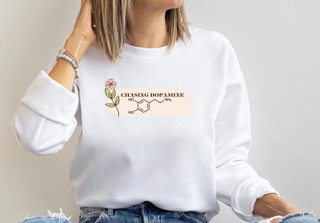 Chasing Dopamine Sweatshirt, ADHD Awareness Sweater, Mental Health Gift ...
