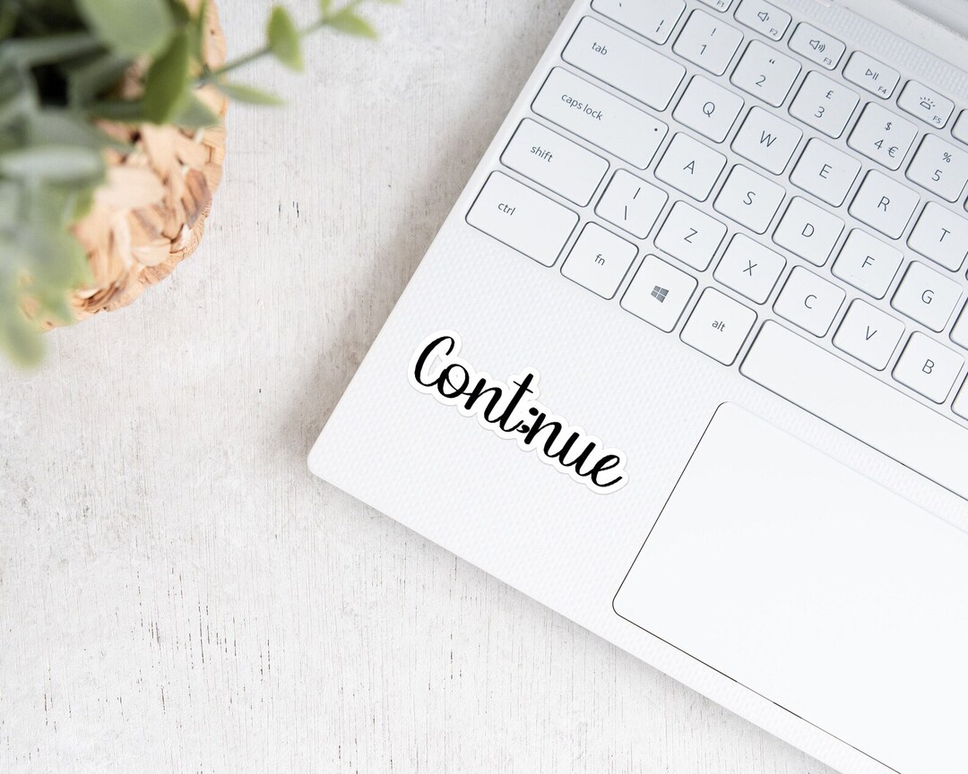 Continue: Mental Health Awareness Kiss-cut Sticker, Suicide Prevention ...