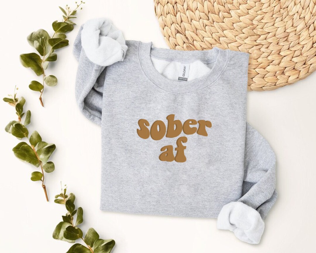 Sobriety-themed Apparel, Mental Health Sweater, Addiction Awareness ...