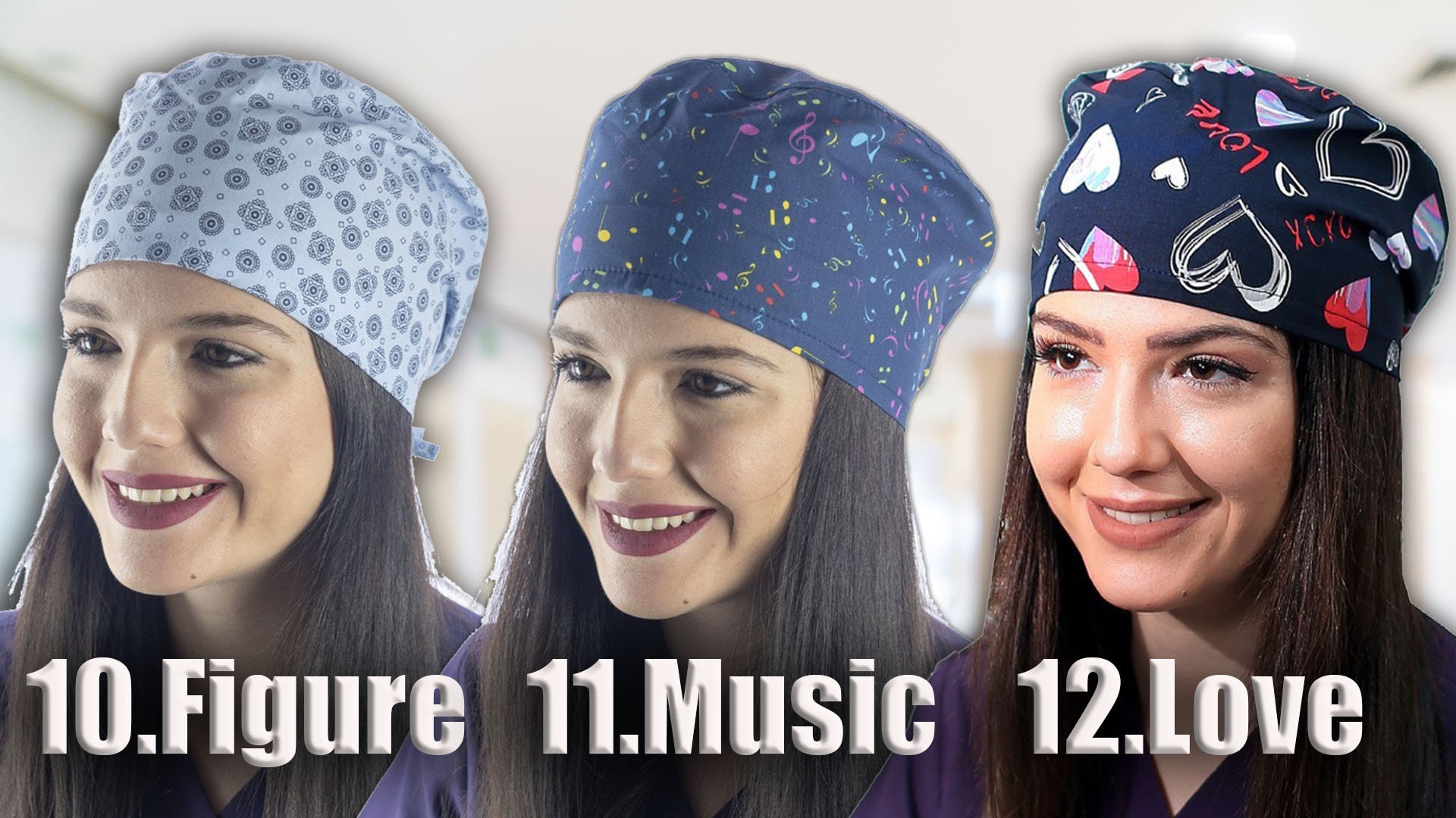 SELECT 2 in 15 CAPS DISCOUNT Unisex Scrub Cap With | Etsy