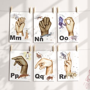 ASL DIGITAL DOWNLOAD Educational Fun American Sign Language, Pdf ...