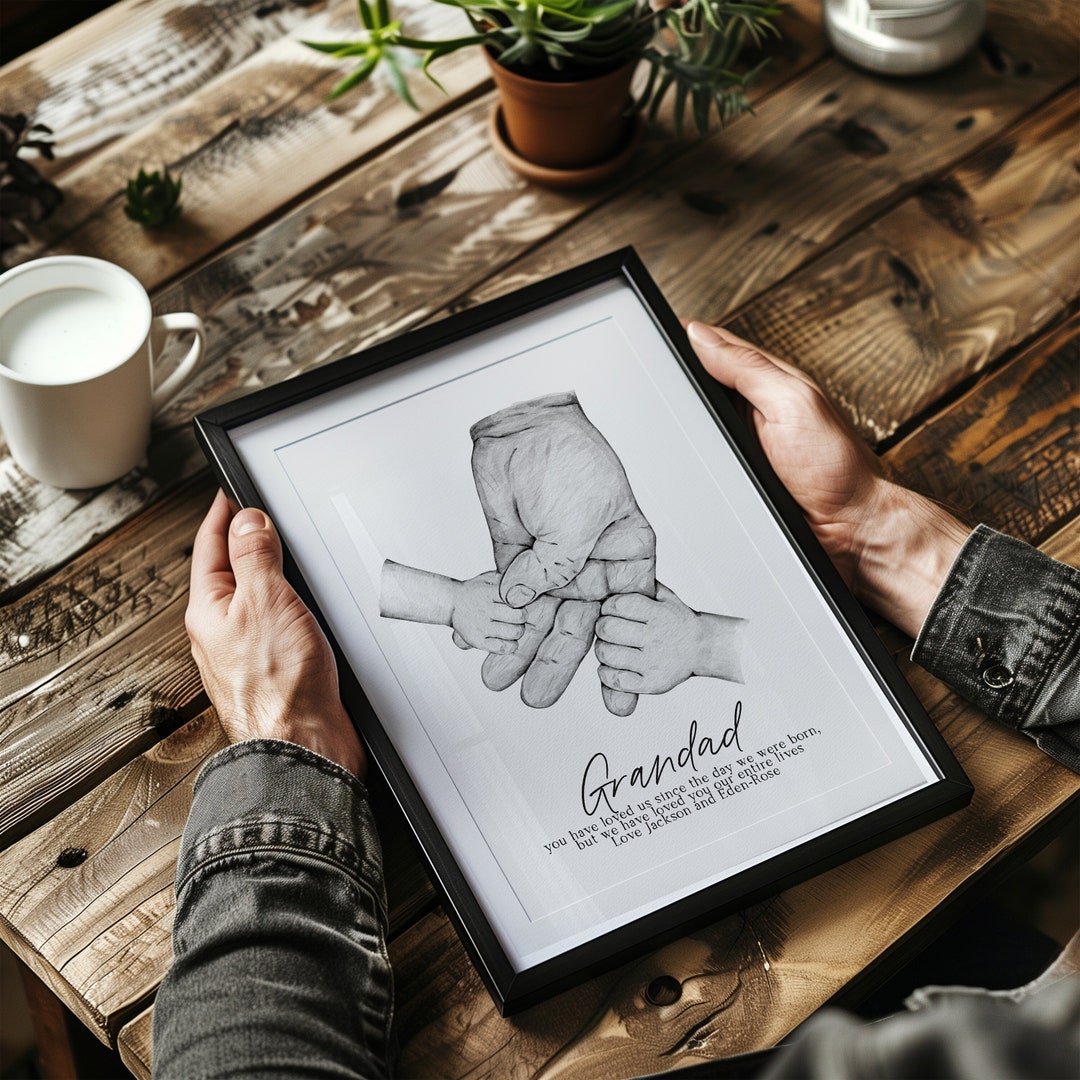 GIFT FOR GRANDAD, Fathers Day Gift Grandparents, Gift From ...