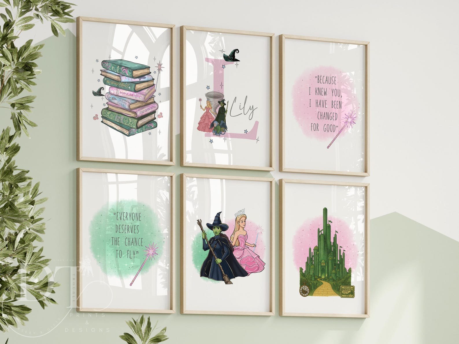 Wicked-inspired Theme Musical Wall Prints - Etsy UK