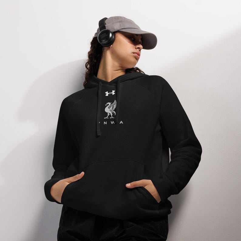 Liverpool YNWA Under Armour Performance Hoodie - Liverbird Logo - Etsy