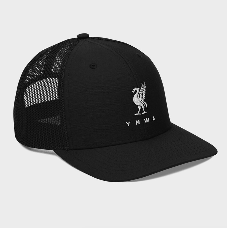 Liverpool FC Trucker Hat - Embroidered Liverbird, YNWA - Richardson 112 ...
