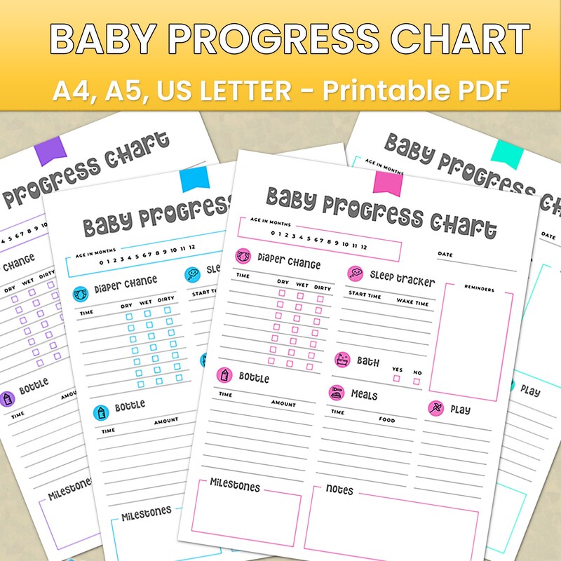 Progress Chart - Etsy