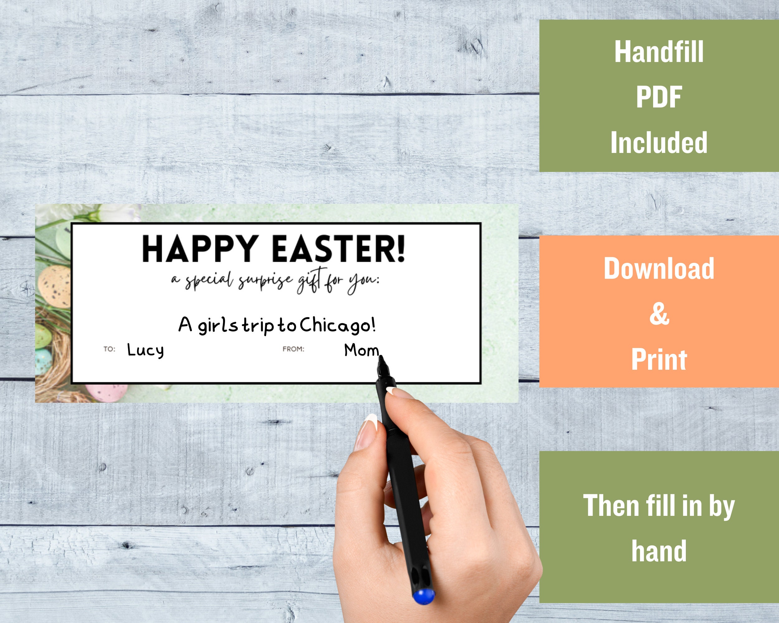 Editable Easter Celebration Certificate | Personalized Canva Design ...