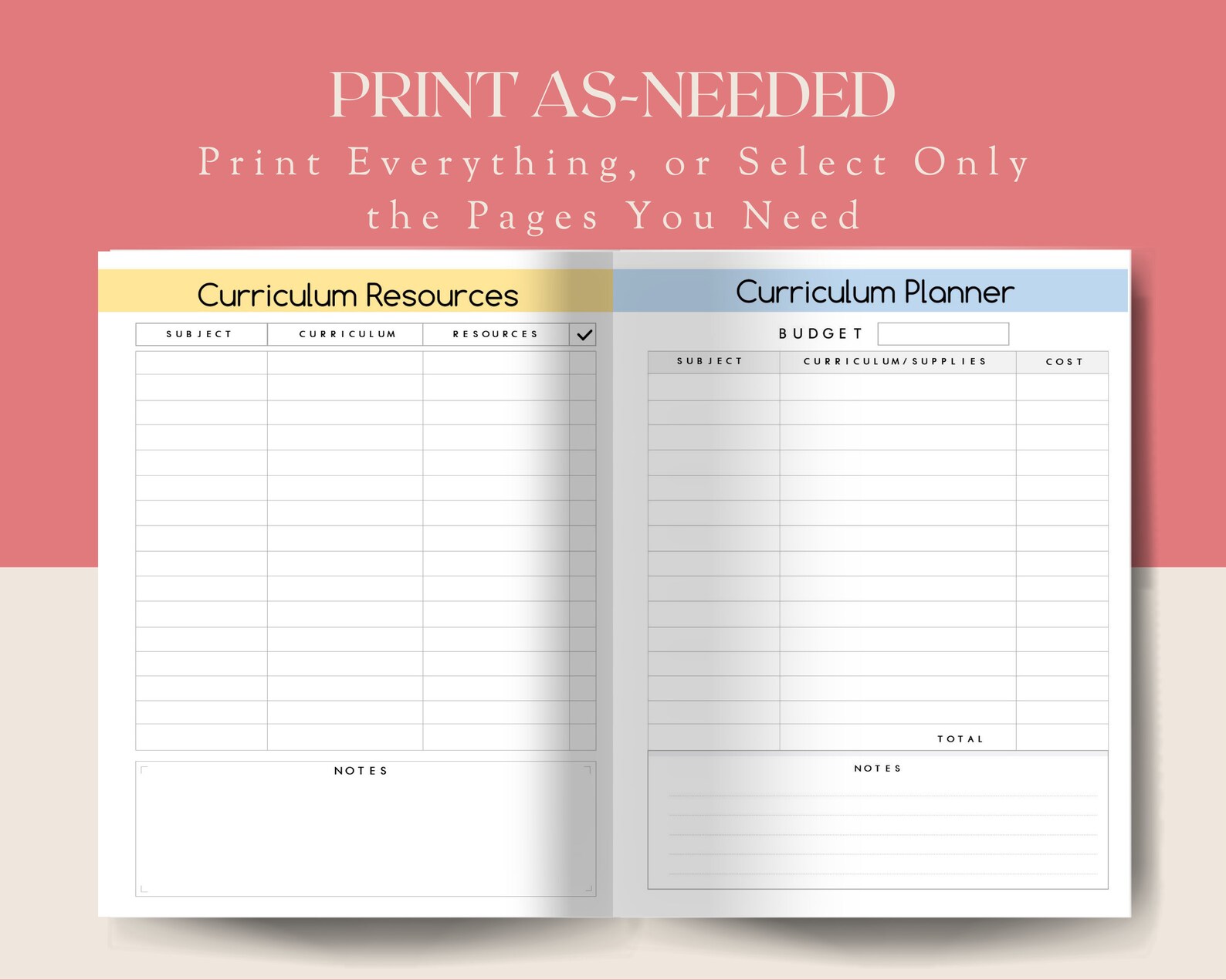 Summer School Planner, 12 Week Undated Pre K to High School and ...