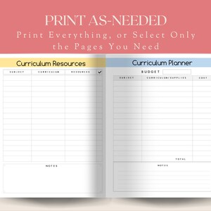 Summer School Planner, 12 Week Undated Pre K to High School and ...