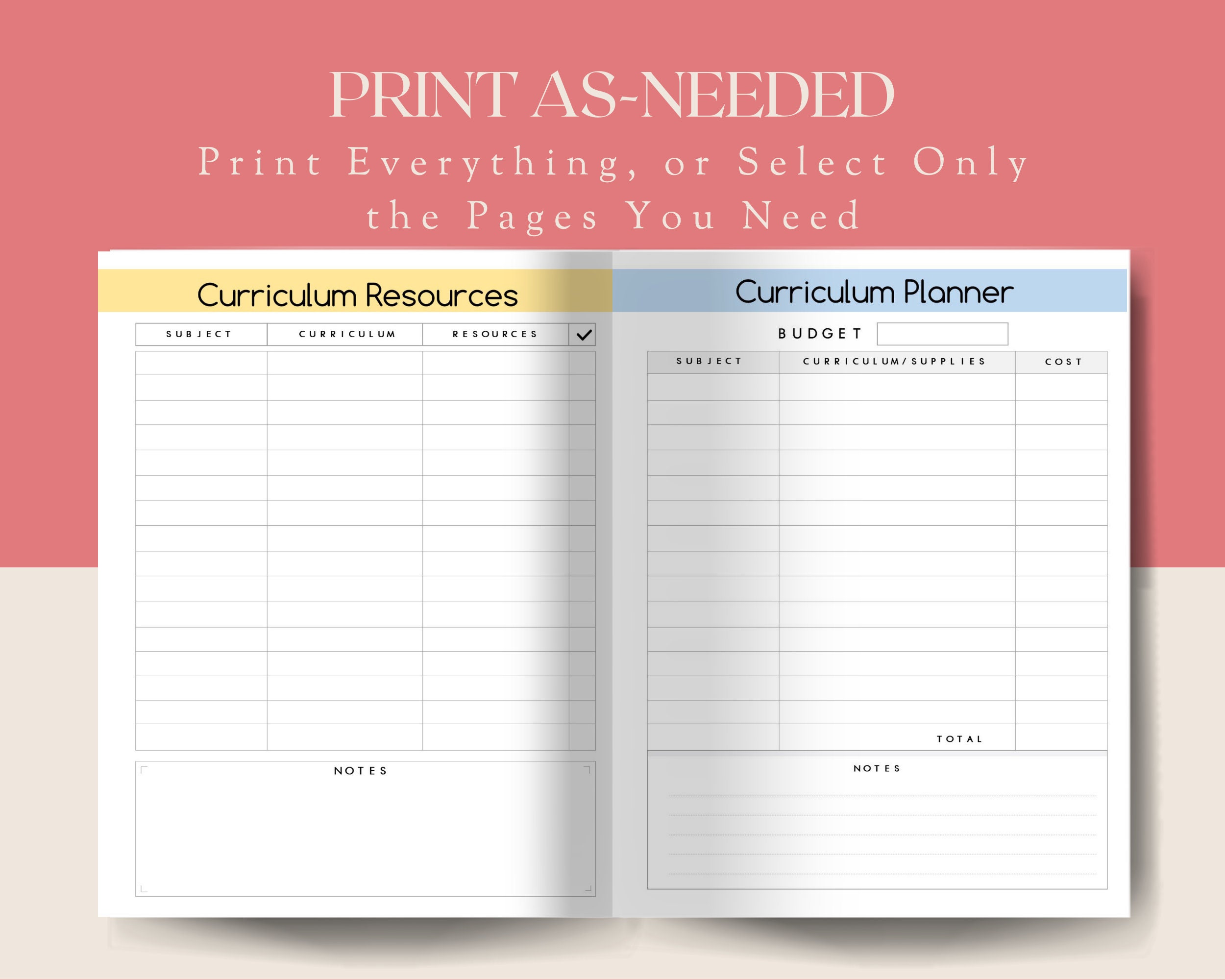 Summer School Planner, 12 Week Undated Pre K to High School and ...