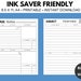 Class Notes Template, Printable Study Session, Subject Overview Pages ...