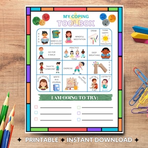 Kids' Emotions Worksheets | Emotional Intelligence Self-control ...