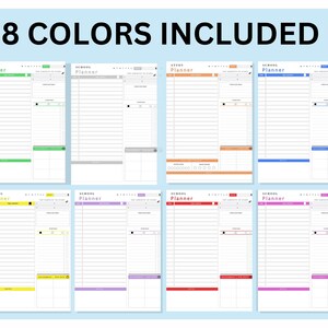 School Daily Planner Page | Printable Organizer for Students and ...