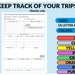 Road Trip Journal Printable | Travel Planner | Vacation Tracker ...