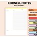 Cornell Notes Paper Printable: Effective Student Study Tool, Cornel ...