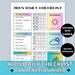 Kids Daily Schedule Checklist Printable Editable Chore & Responsibility ...