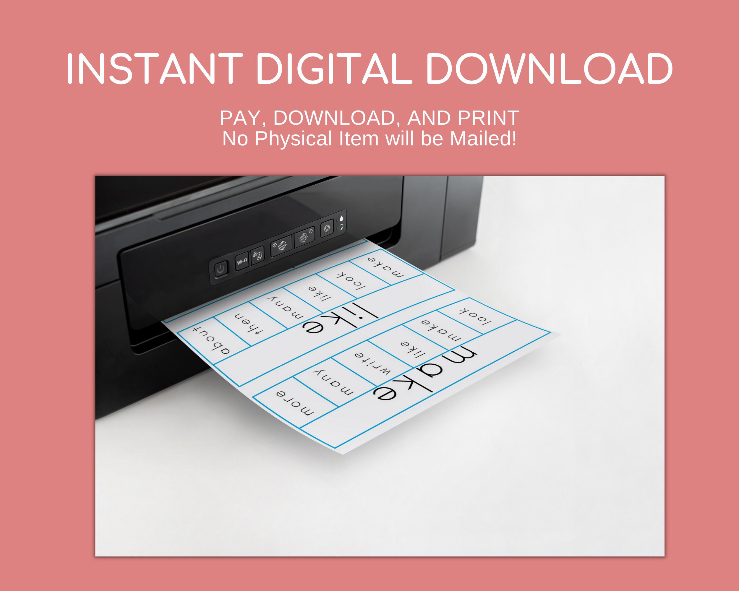 Fry Sight Words First Hundred Clip Cards and Flashcards - Etsy