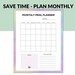 Printable Meal Planner Daily, Weekly & Monthly Prep Shopping List ...