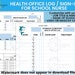 HEALTH OFFICE LOG School Nurse Sign-in Sheet - Etsy