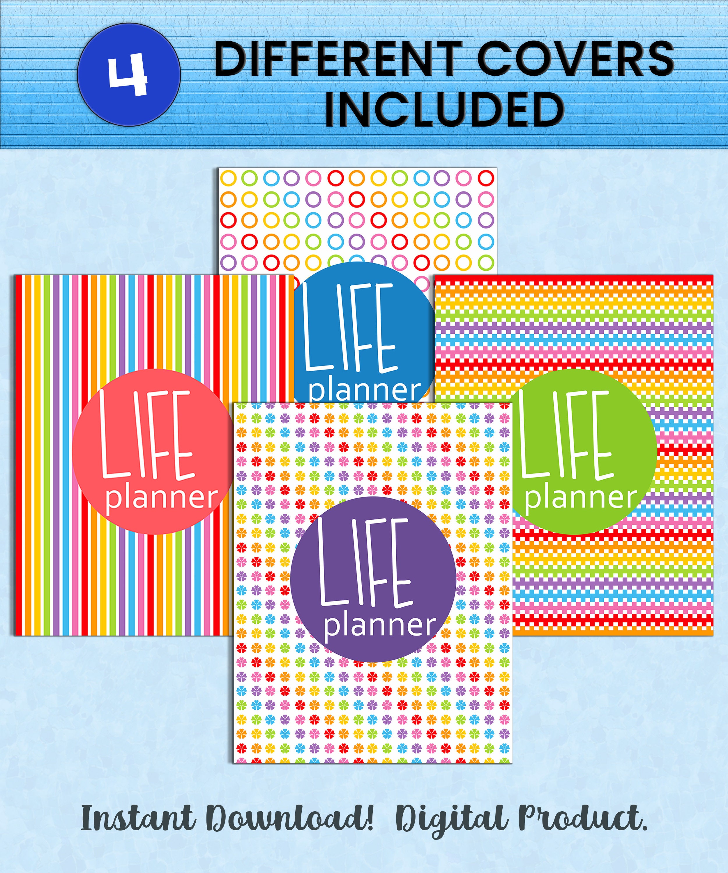 Ultimate Life Planner, Undated Printable Productivity Planner, Daily ...