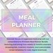 Printable Meal Planner Daily, Weekly & Monthly Prep Shopping List ...