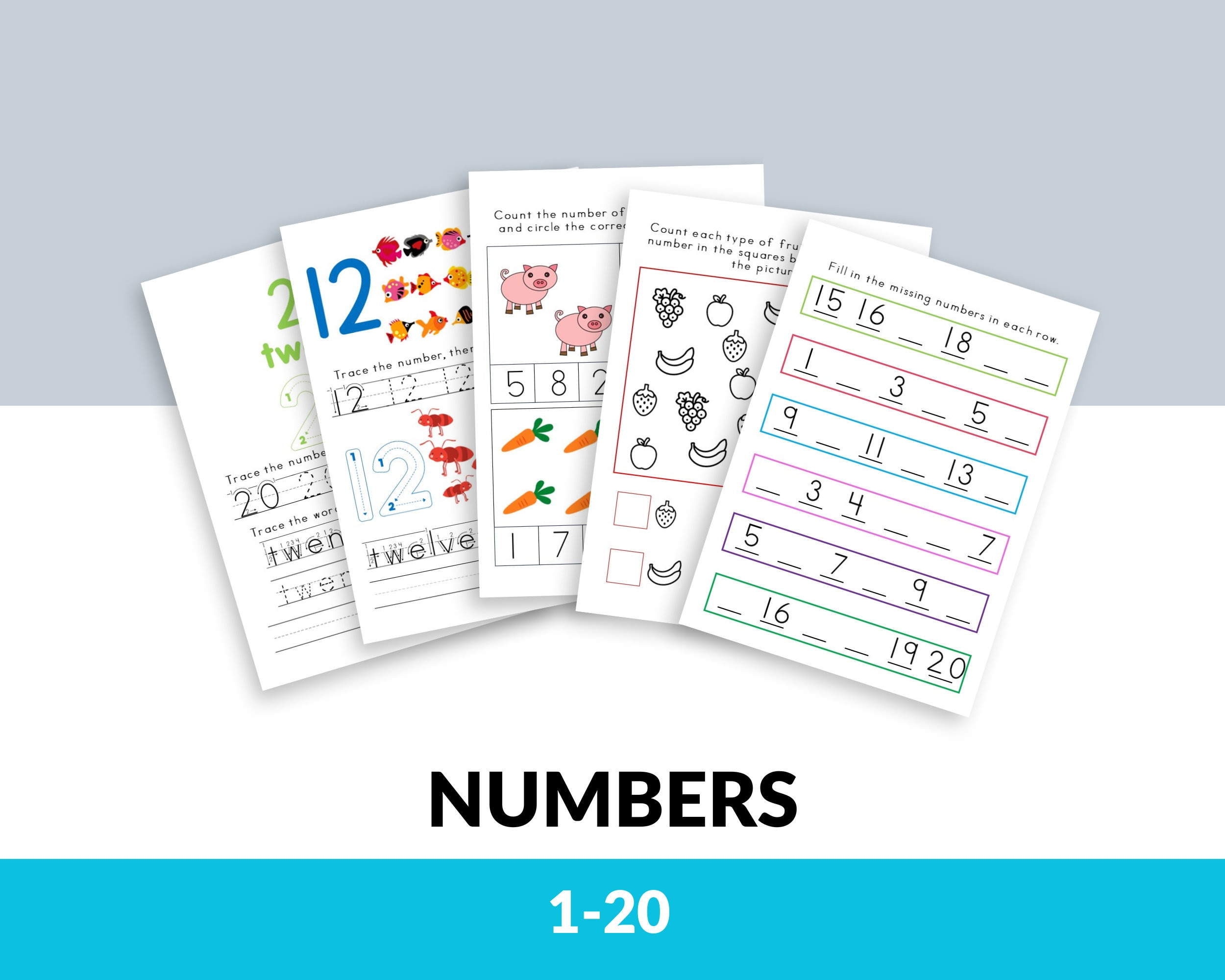 200 Printable Preschool Worksheets | Handwriting Practice | ABC Tracing ...