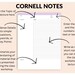 Cornell Notes Paper Printable: Effective Student Study Tool, Cornel ...
