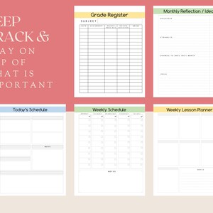 Summer School Planner, 12 Week Undated Pre K to High School and ...