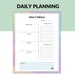 Printable Meal Planner Daily, Weekly & Monthly Prep Shopping List ...