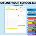 School Daily Planner Page | Printable Organizer for Students and ...