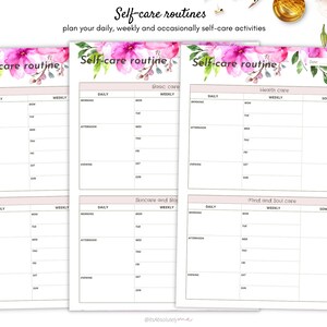 Self Love Journal, Self Care Journal, Self Care Planner, Printable ...