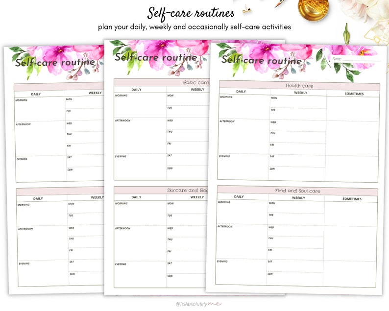 Self Love Journal Self Care Journal Self Care Planner - Etsy