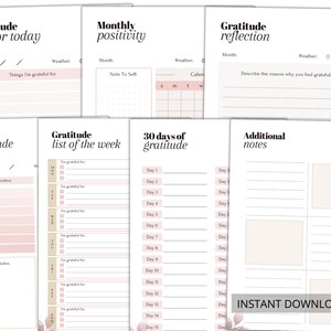 Gratitude Journal, Mindfulness Journal, Self Care Journal, Affirmation ...