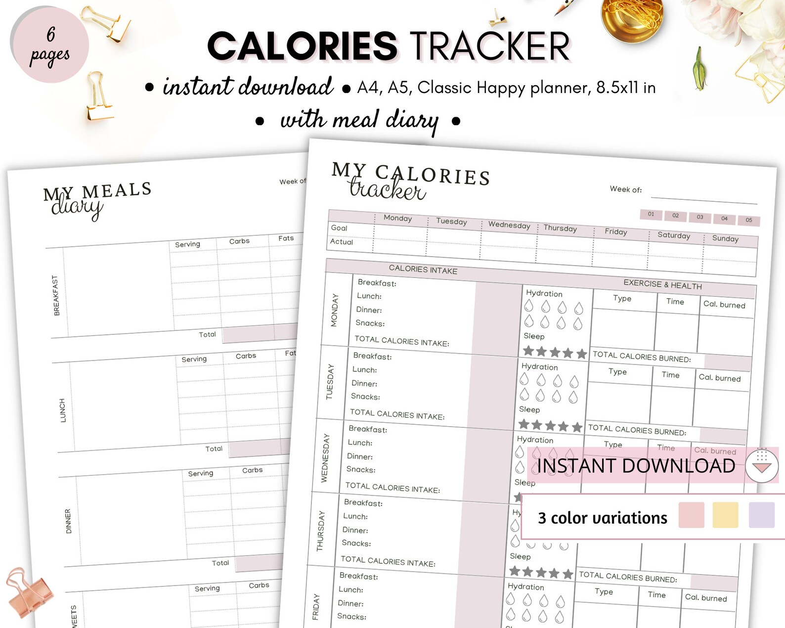 Calorie Tracker, Macro Tracker, Food Log, Food Diary, Weight Loss ...