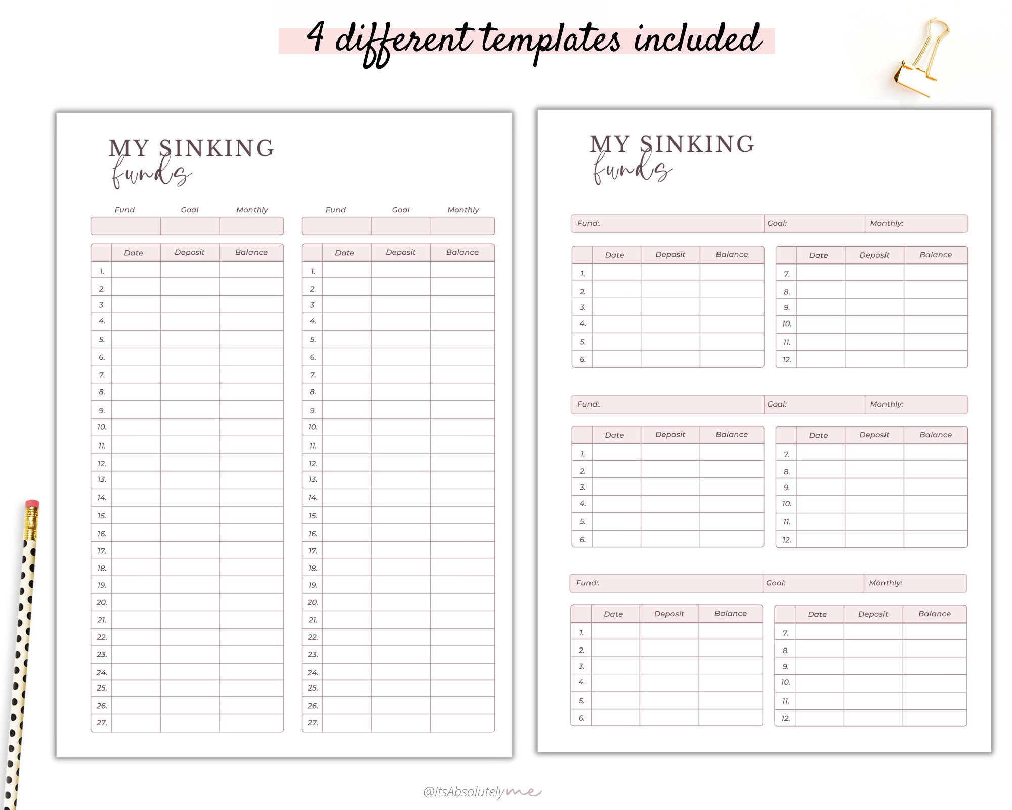 Sinking funds tracker printable Sinking funds tracker | Etsy Sinking funds tracker printable Sinking funds tracker | Etsy