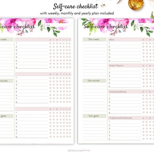 Self Love Journal, Self Care Journal, Self Care Planner, Printable ...
