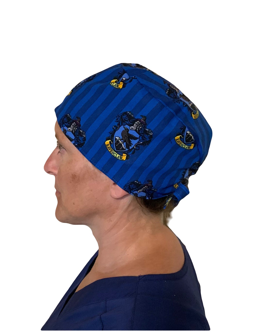 Harry Potter Ravenclaw Blue Tie Back Hat Medical Cap Gift - Etsy