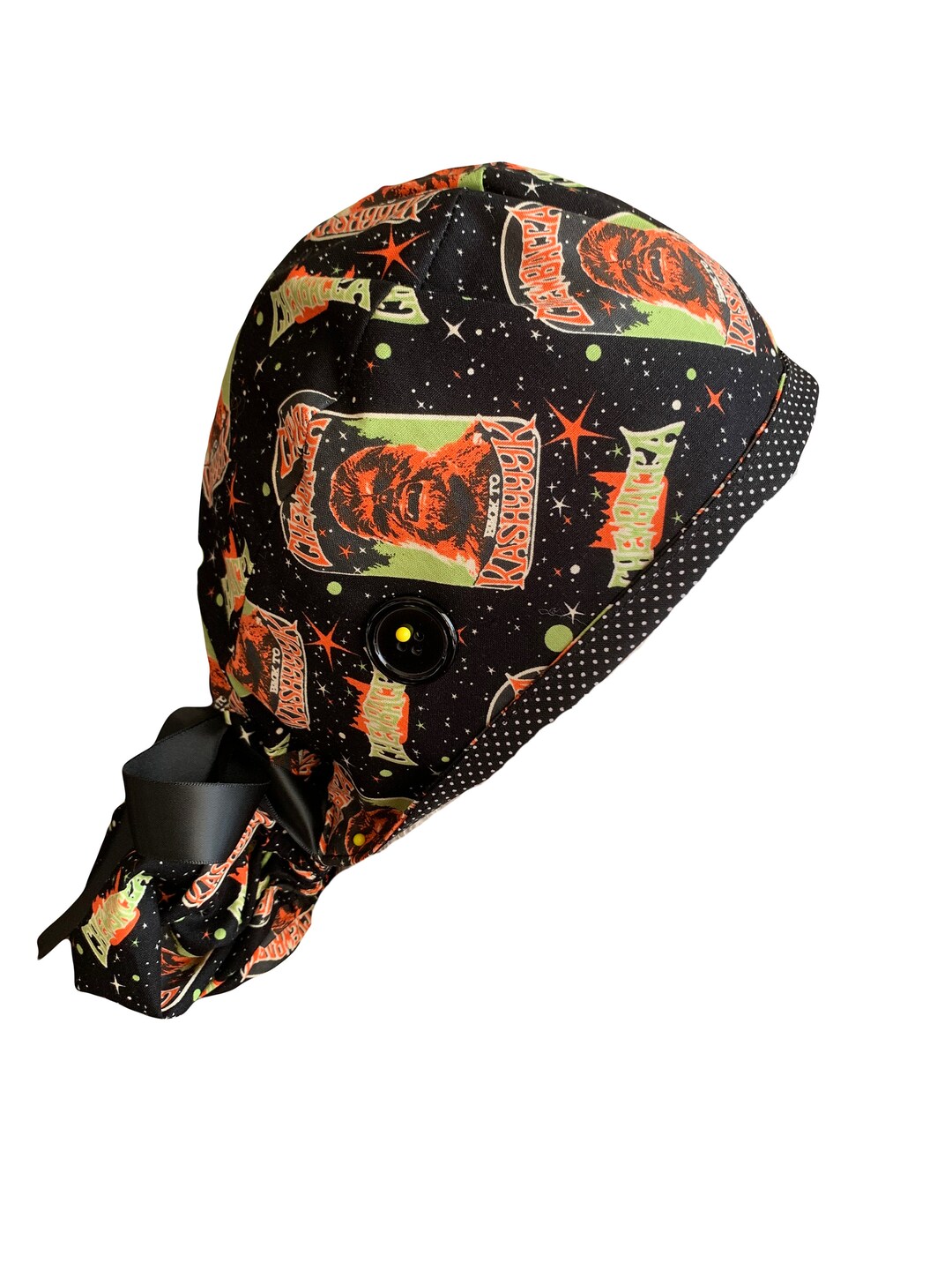 Chewbacca Star Wars Nurse Scrub Cap Ponytail Scrub Hat Long Hair ...