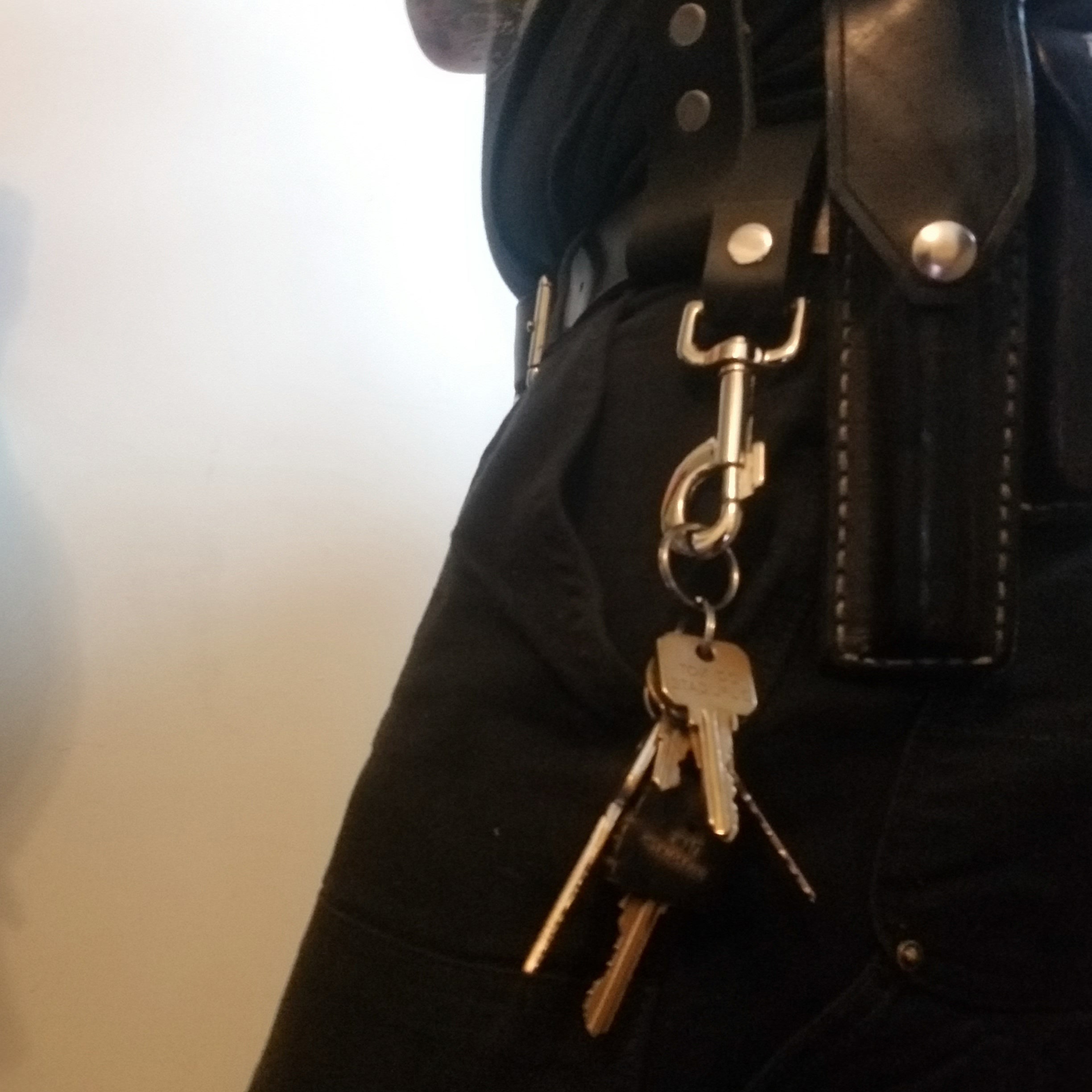 Leather Belt Loop Key Fob - Etsy